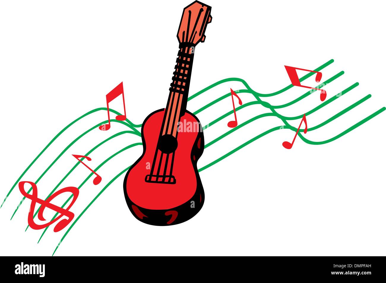 Cartoon images guitar hi-res stock photography and images - Alamy