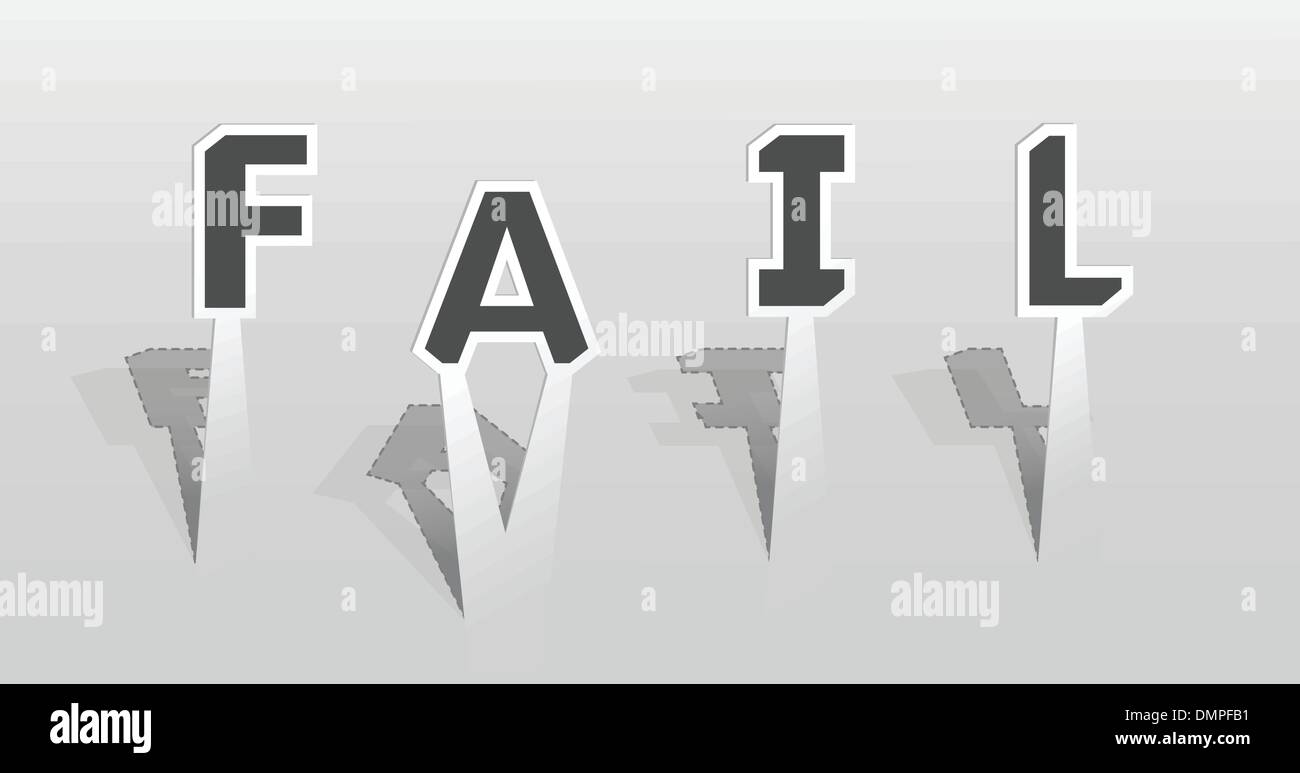 Fail f Stock Vector Images - Alamy