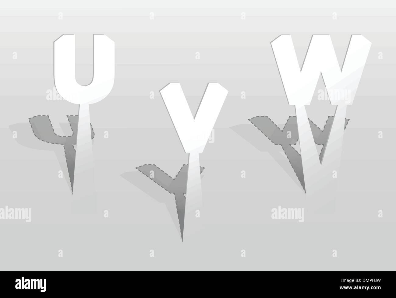 3 d letters Stock Vector Images - Alamy