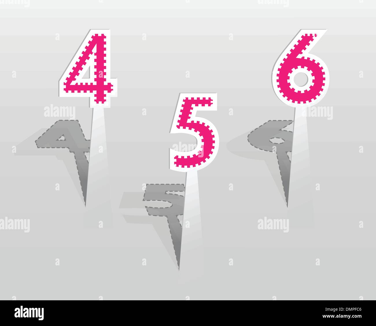 Numbers abstract Stock Vector Images - Alamy