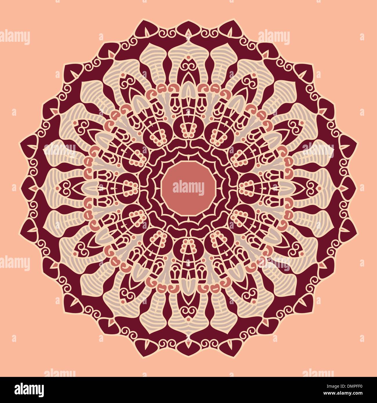 Vector round decorative design element Stock Vector Image & Art - Alamy