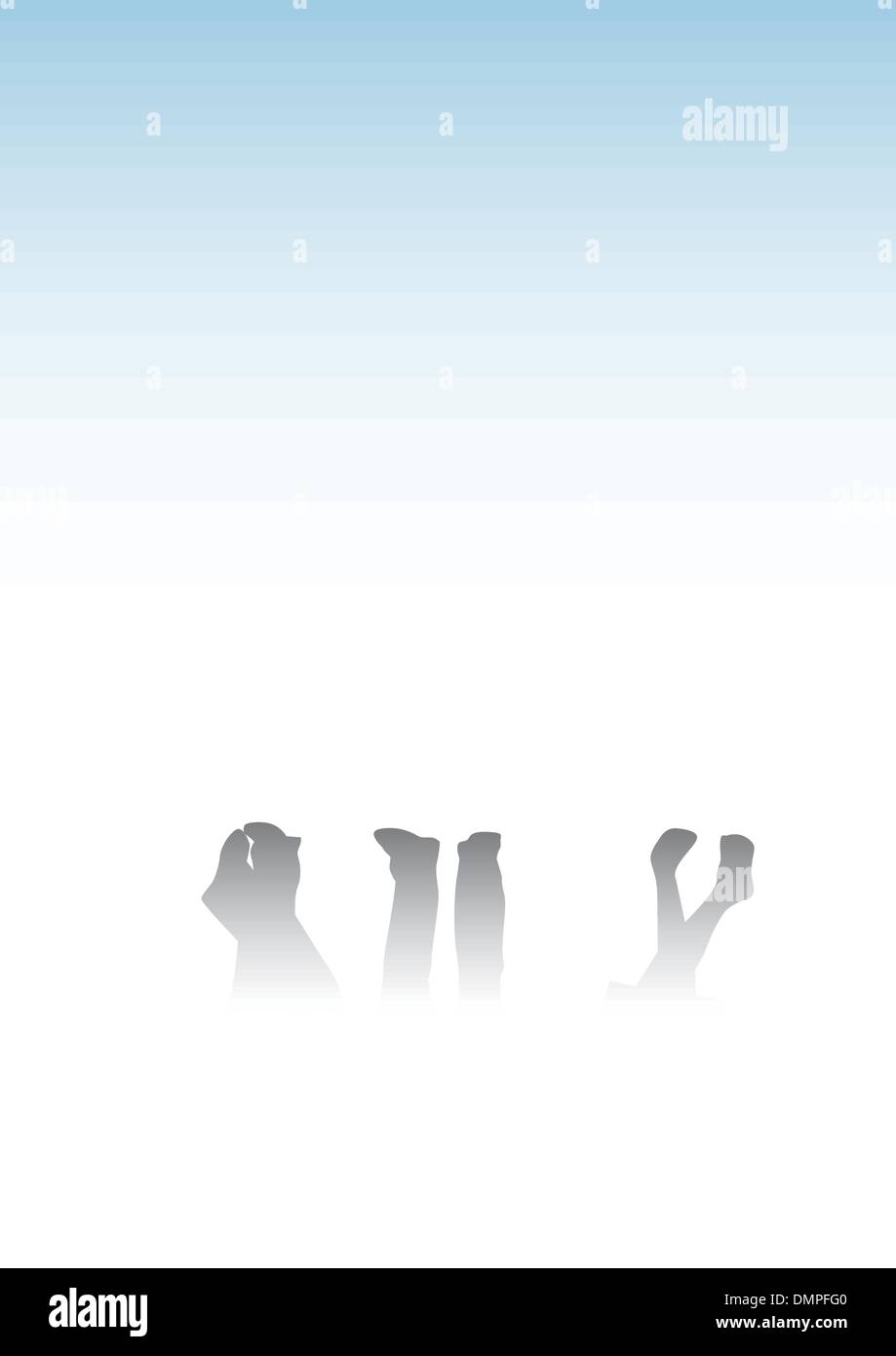 Group of young guys, silhouettes Stock Vector Image & Art - Alamy