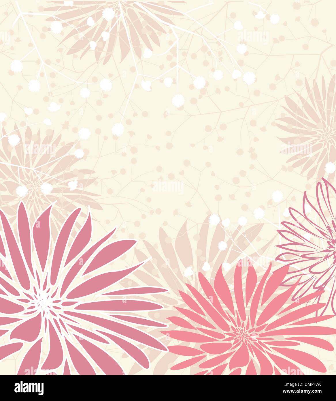 Floral delicate background Stock Vector Images - Alamy