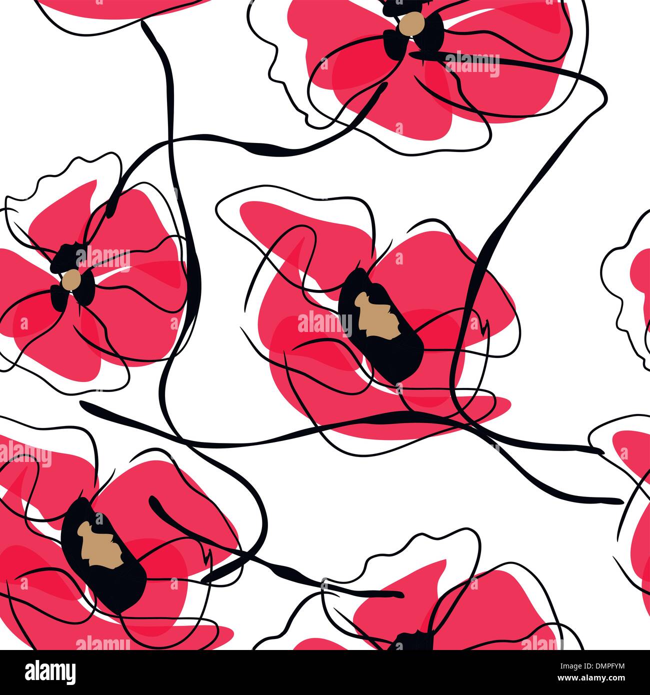 Drawing vector flower Stock Vector Image & Art - Alamy