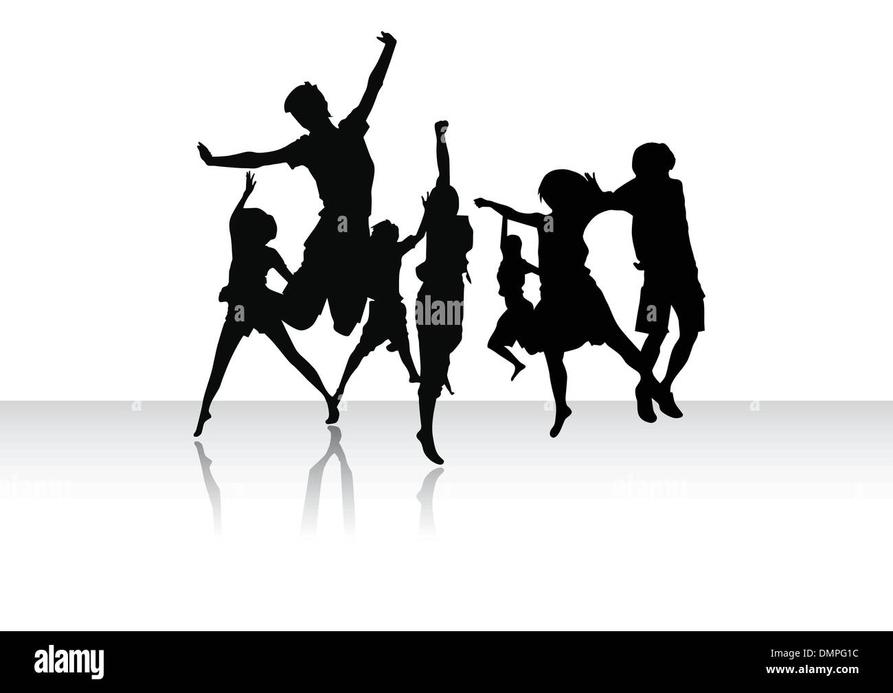Group of peoples in dance Stock Vector Image & Art - Alamy