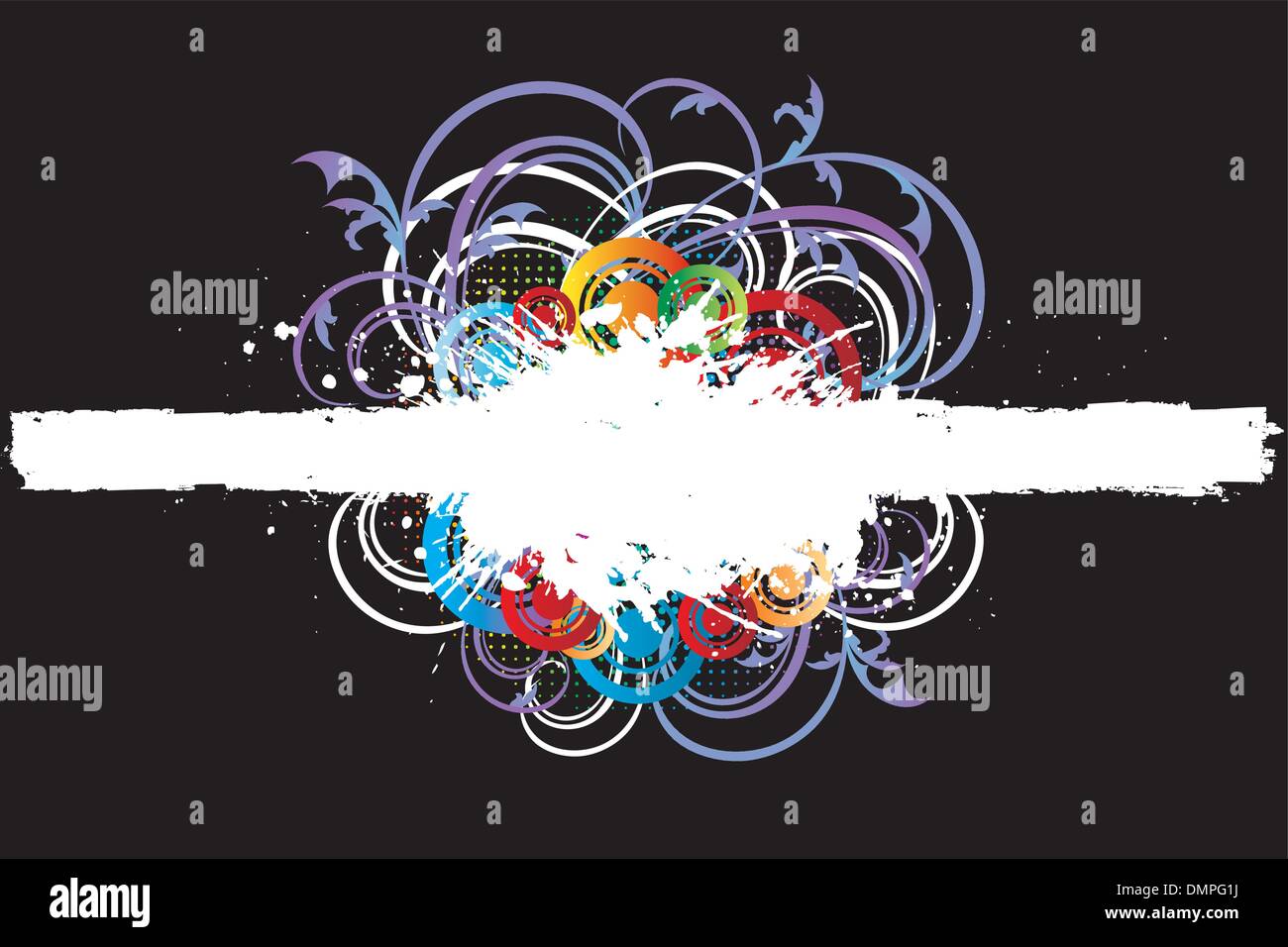 Blue color splashes Stock Vector Images - Alamy
