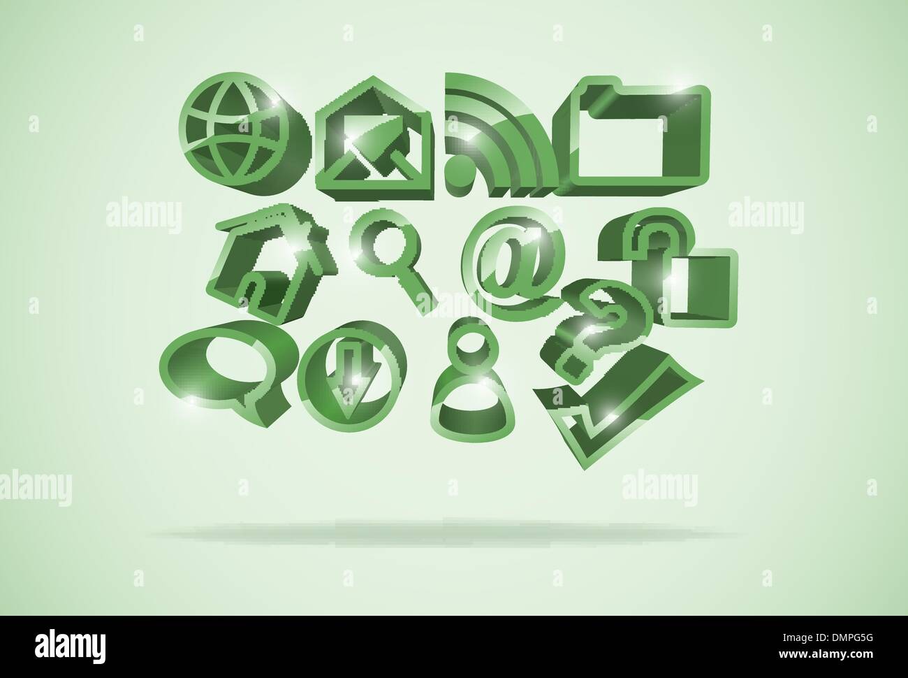 Internet symbols hi-res stock photography and images - Alamy