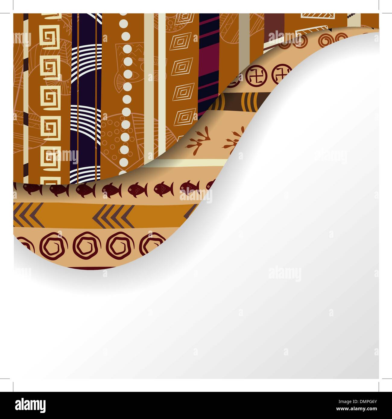 Abstract background with African elements Stock Vector Image & Art - Alamy