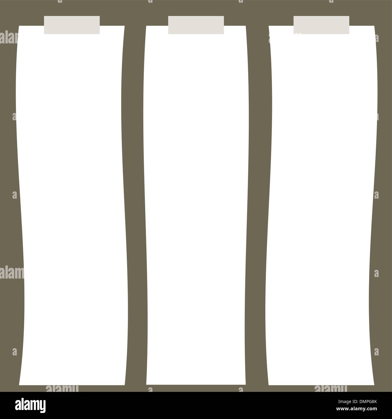 Long paper illustration Stock Vector Image & Art - Alamy