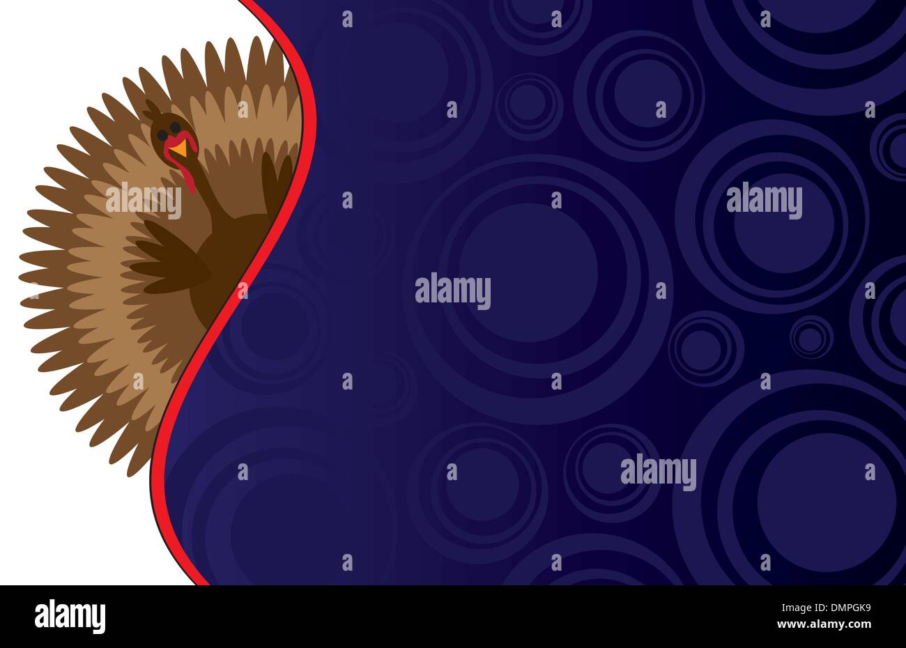 Thanksgiving turkey and border Stock Vector Image & Art - Alamy