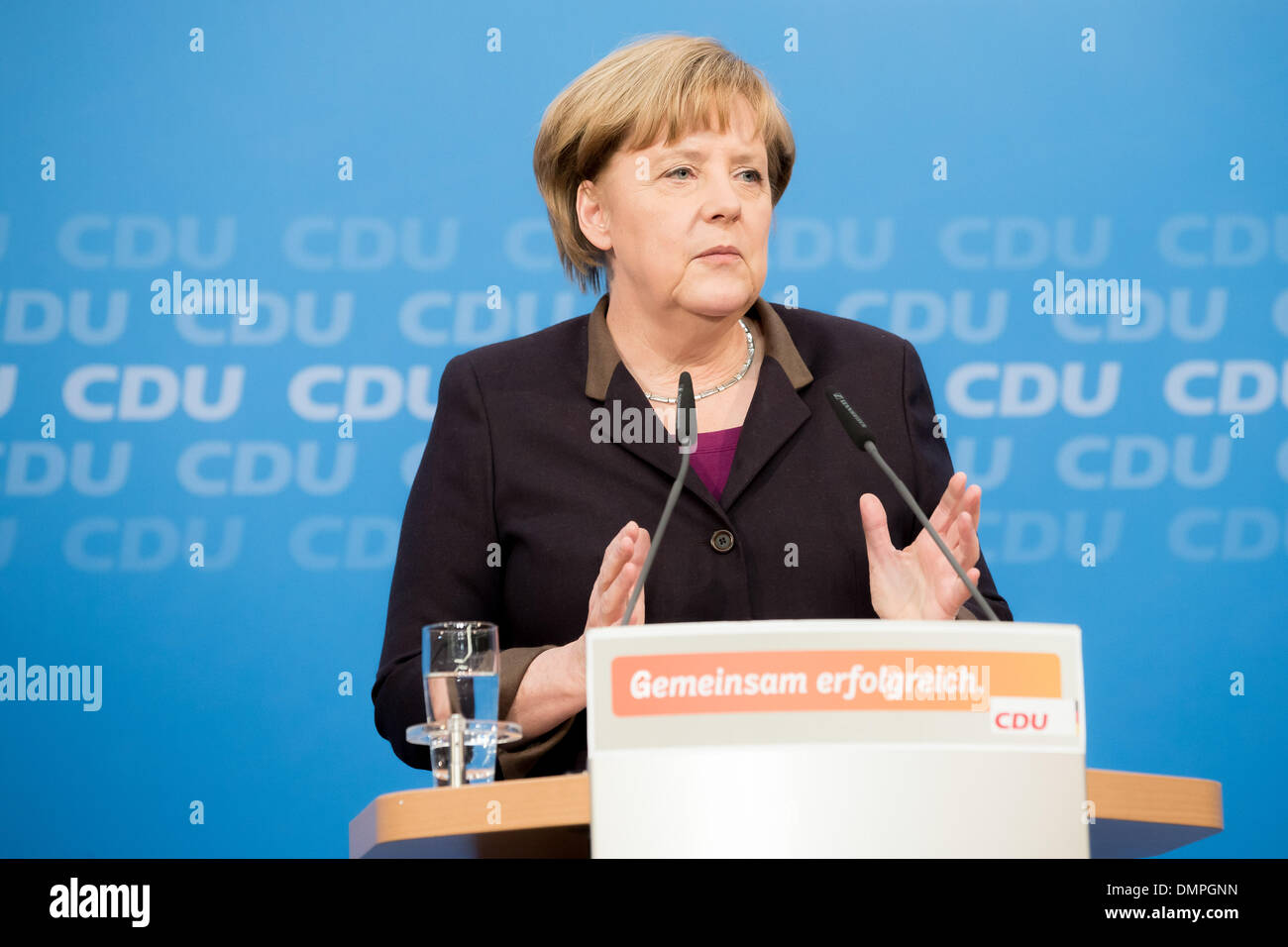 Berlin, Germany. 15th Dec, 2013. CDU Press Conference with Angela ...