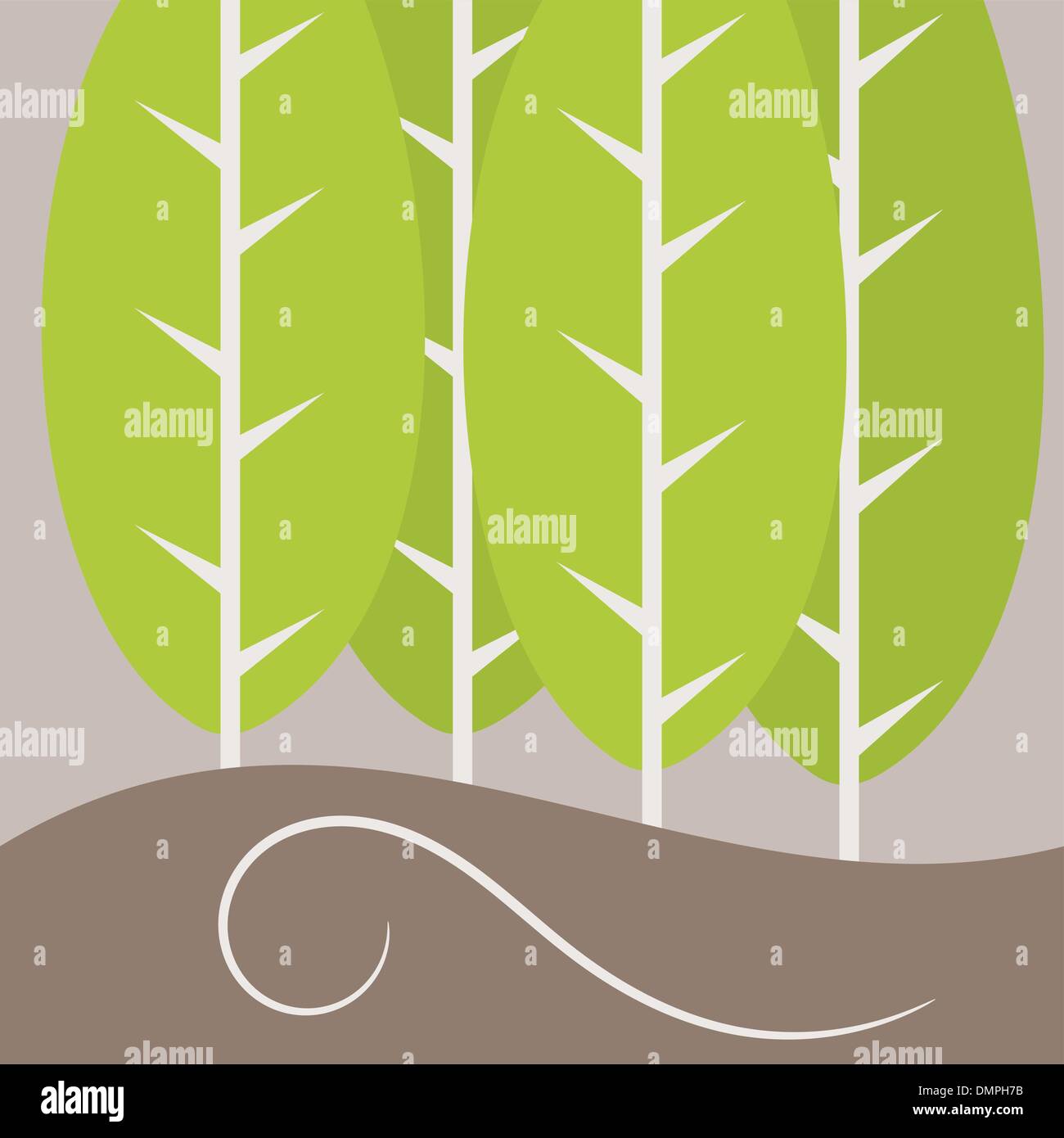 Tree background illustration Stock Vector Image & Art - Alamy