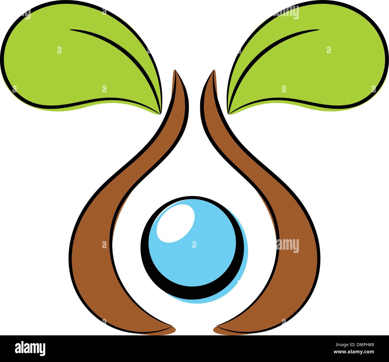 Nature tree symbol illustration Stock Vector Image & Art - Alamy