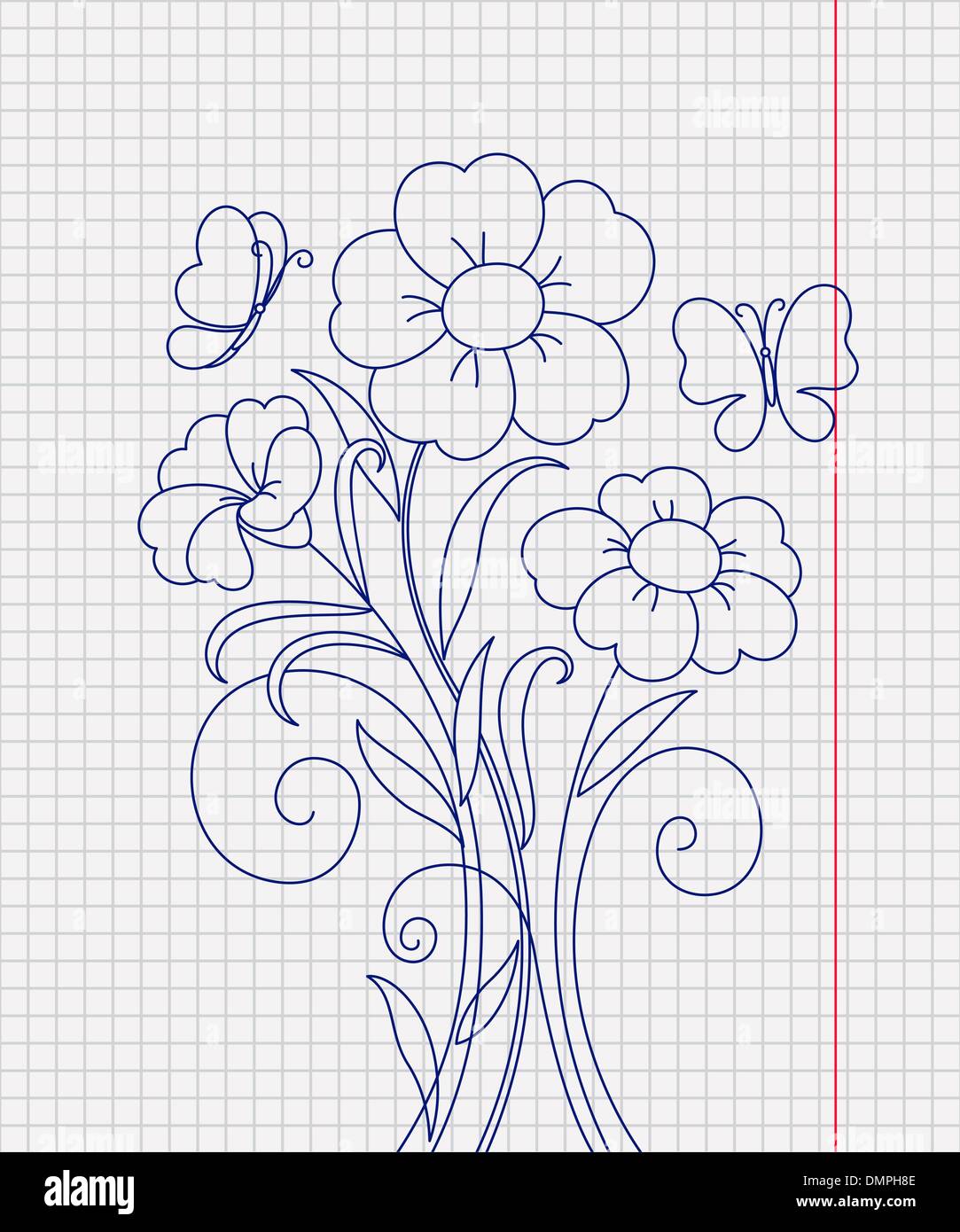 Greeting card paper sheet Stock Vector Images - Alamy