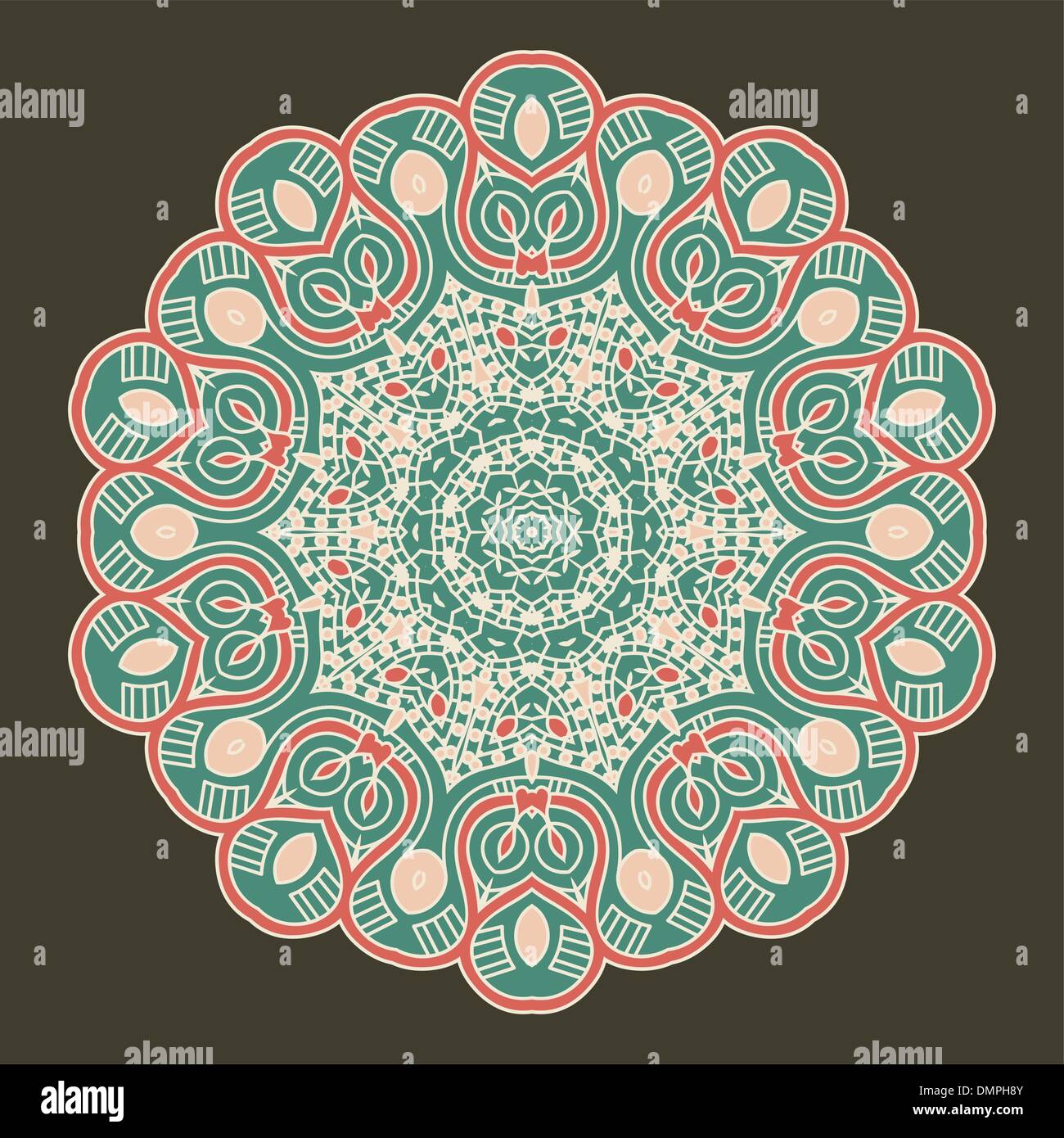 Vector round decorative design element Stock Vector Image & Art - Alamy