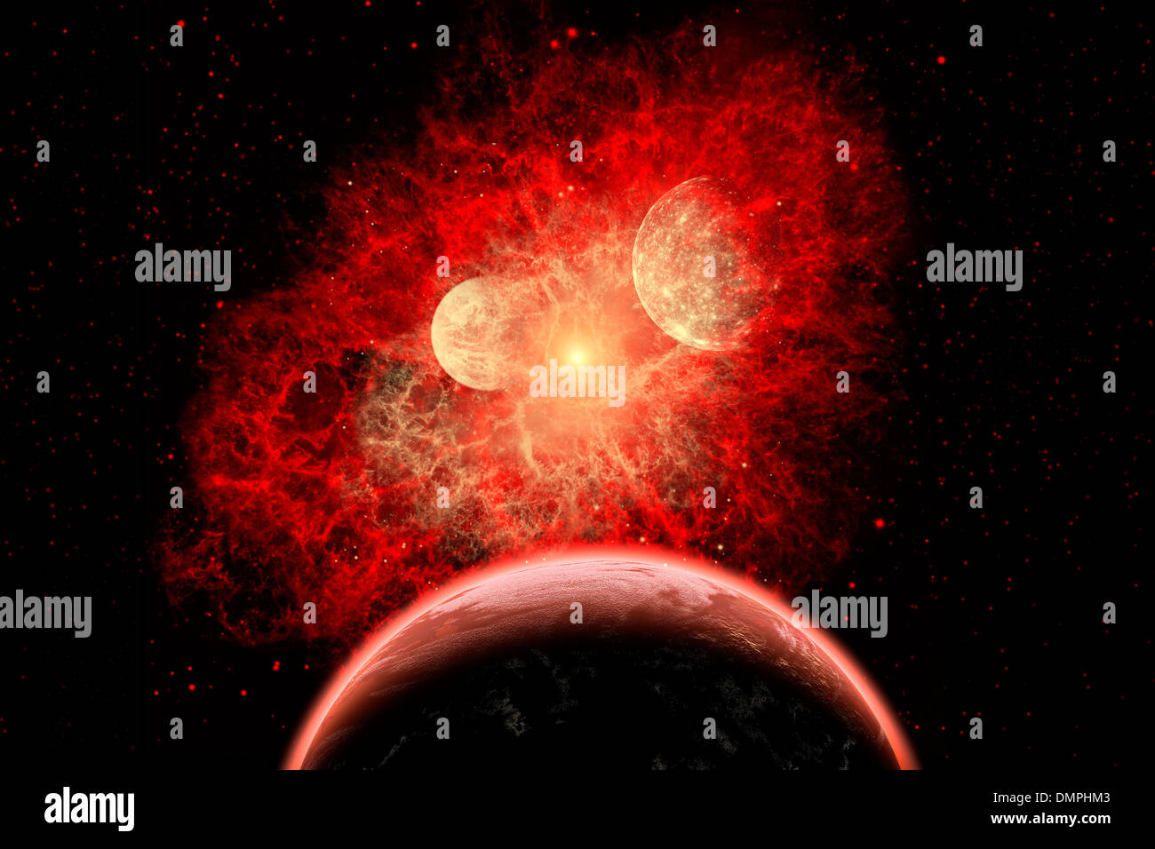 Planetary explosion hi-res stock photography and images - Alamy