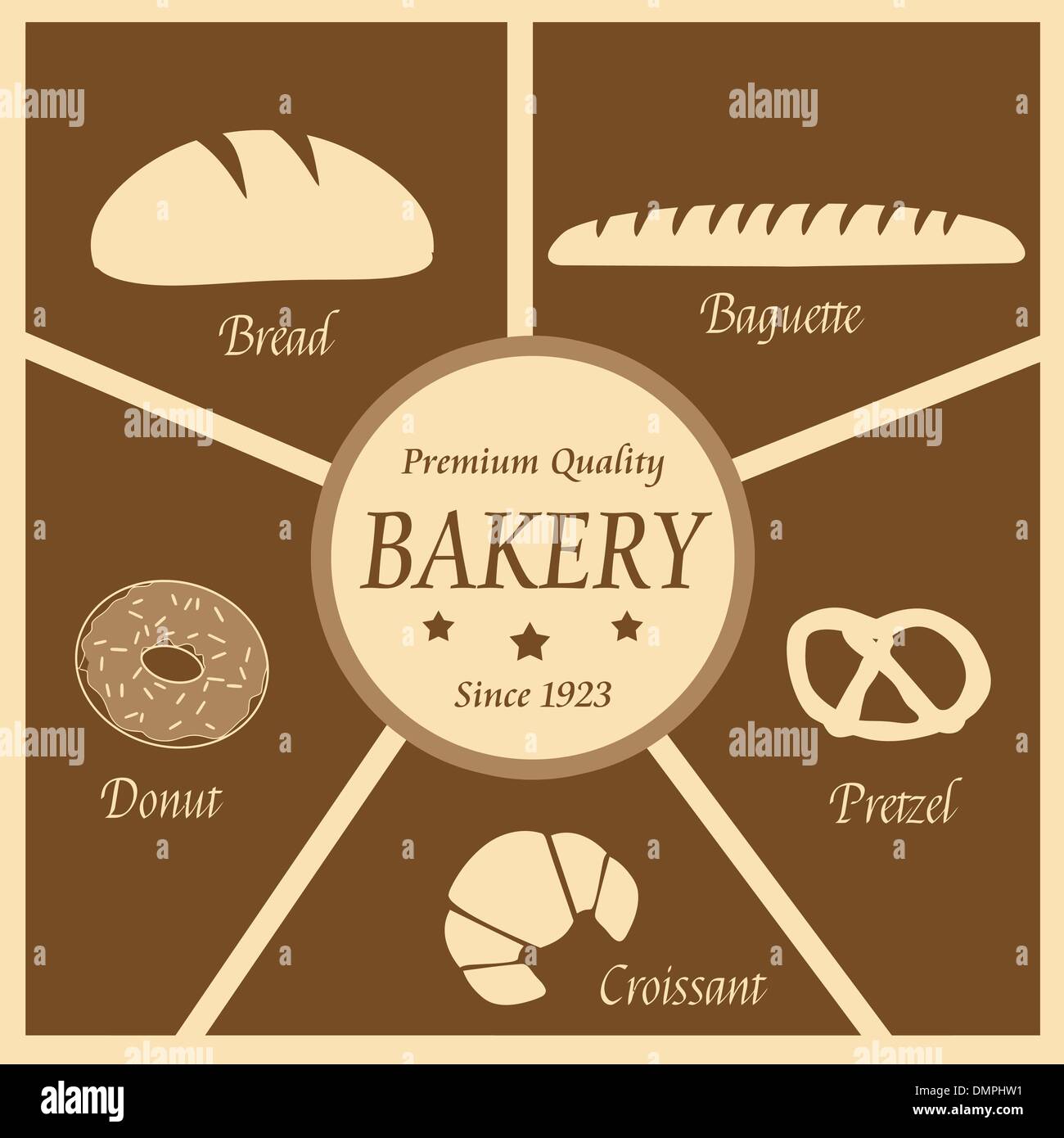 Vintage poster of bakery Stock Vector Image & Art - Alamy