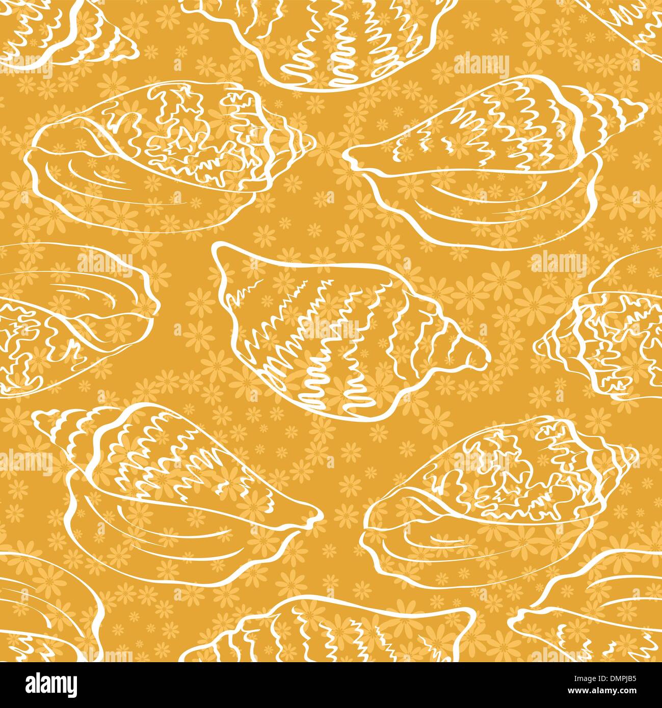 Decoration of seashells Stock Vector Images - Alamy