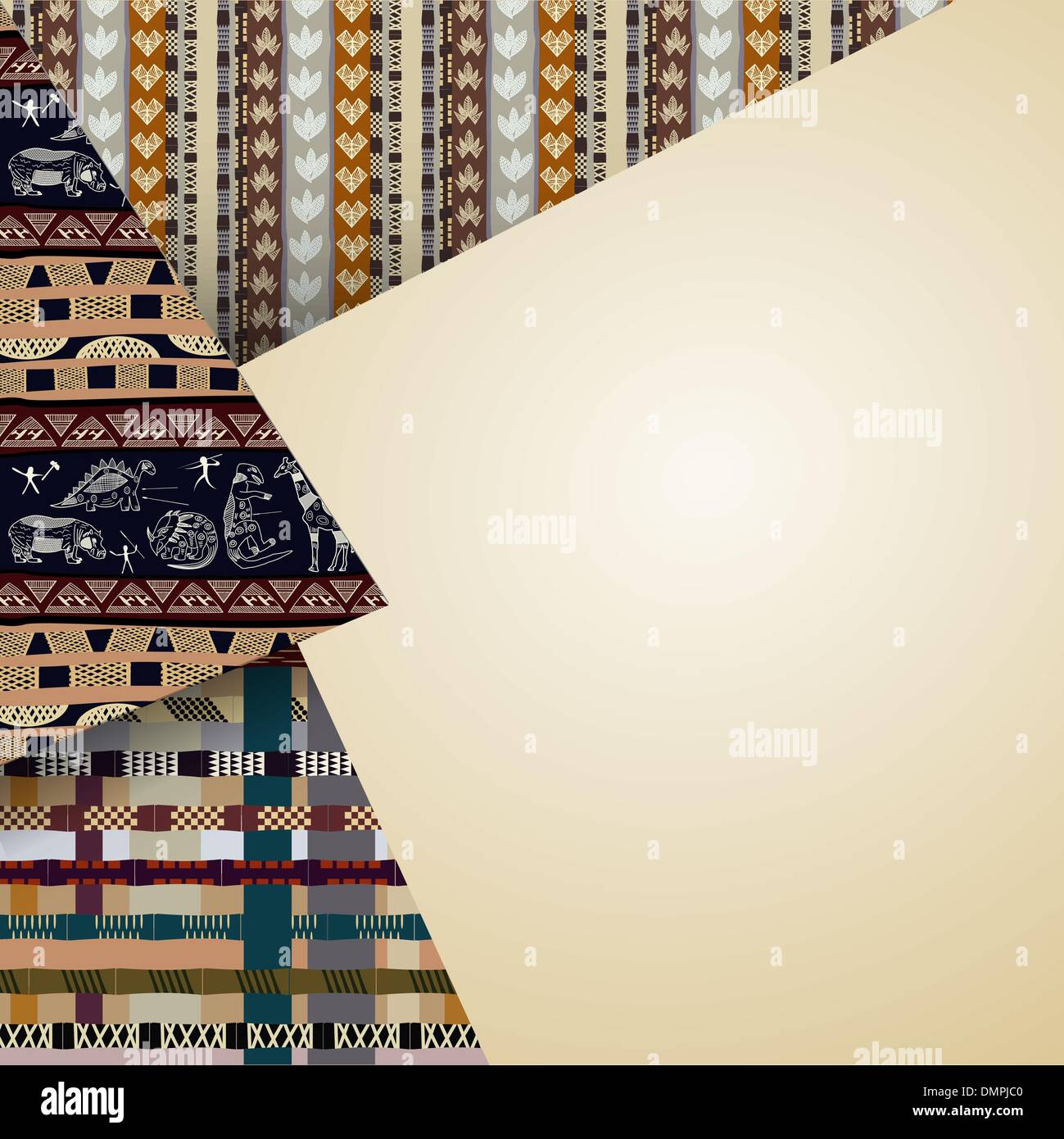 Abstract background with Tribal elements Stock Vector Image & Art - Alamy