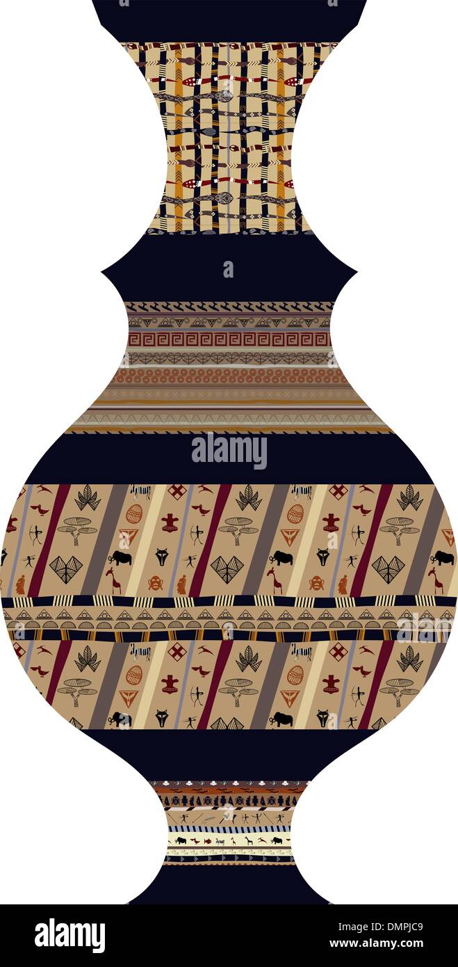 Indian vase Stock Vector Images - Alamy