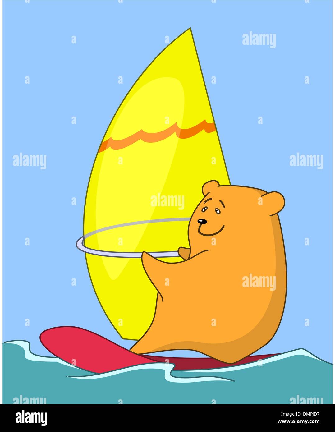 Cartoon teddy bear surfer Stock Vector Image & Art - Alamy