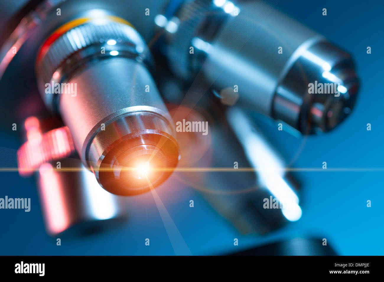 Microscope lens hi-res stock photography and images - Alamy