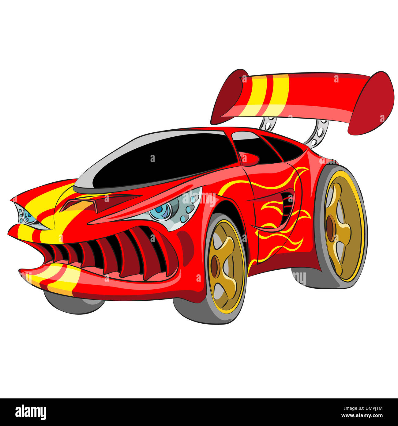 Red sports car Cut Out Stock Images & Pictures - Alamy