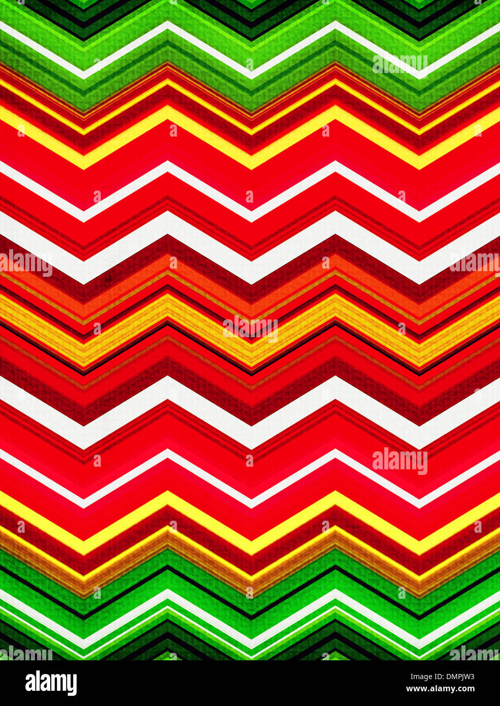 Green And Red Chevron Background