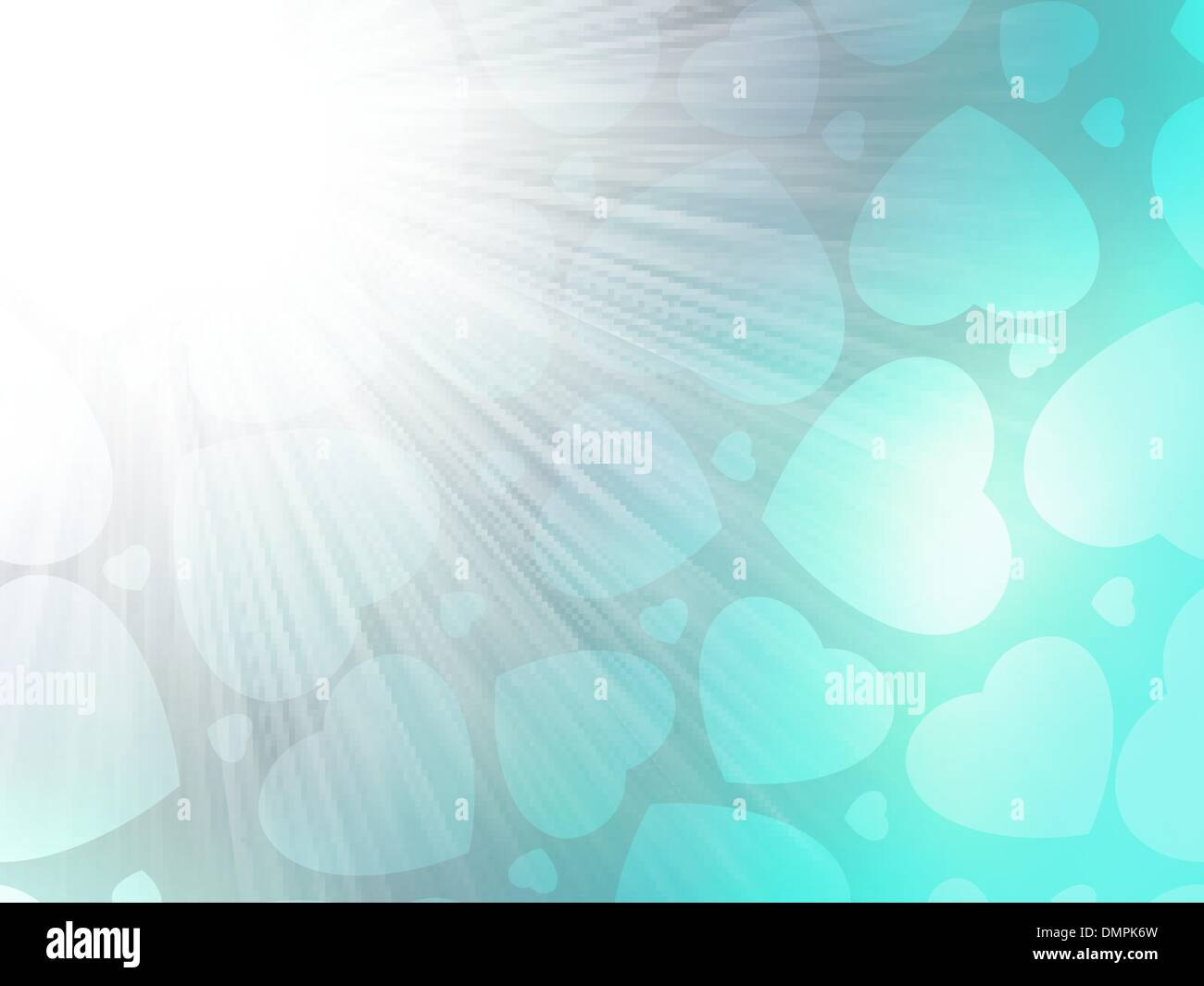 Blue color design with a hearts. EPS 8 Stock Vector Image & Art - Alamy