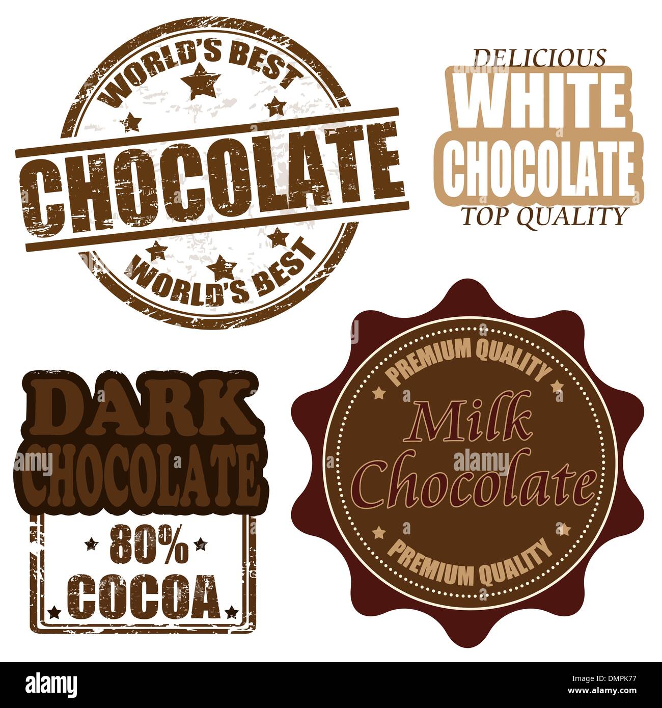 Assortment sweets Stock Vector Images - Alamy