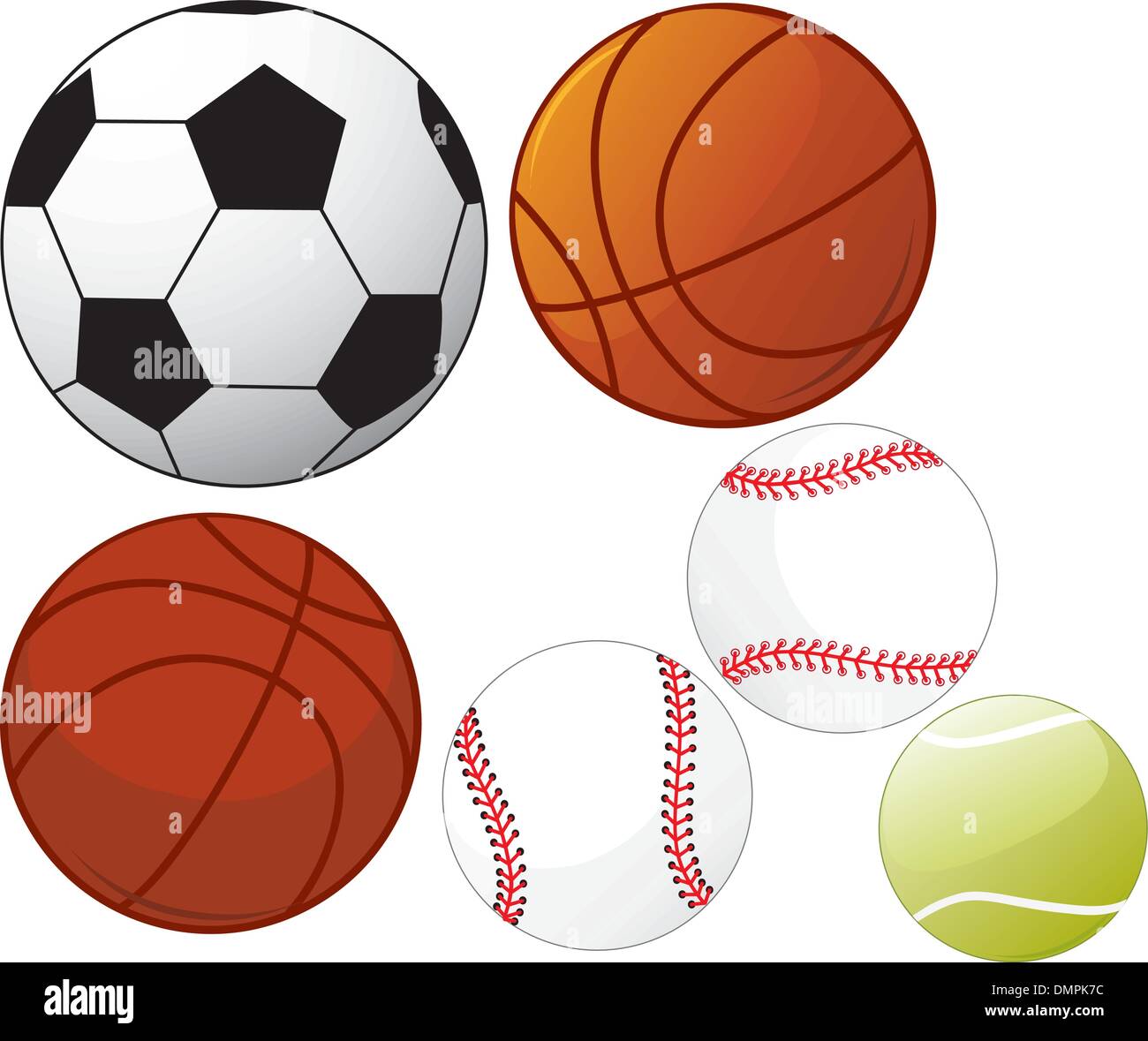 Four balls Stock Vector Images - Alamy