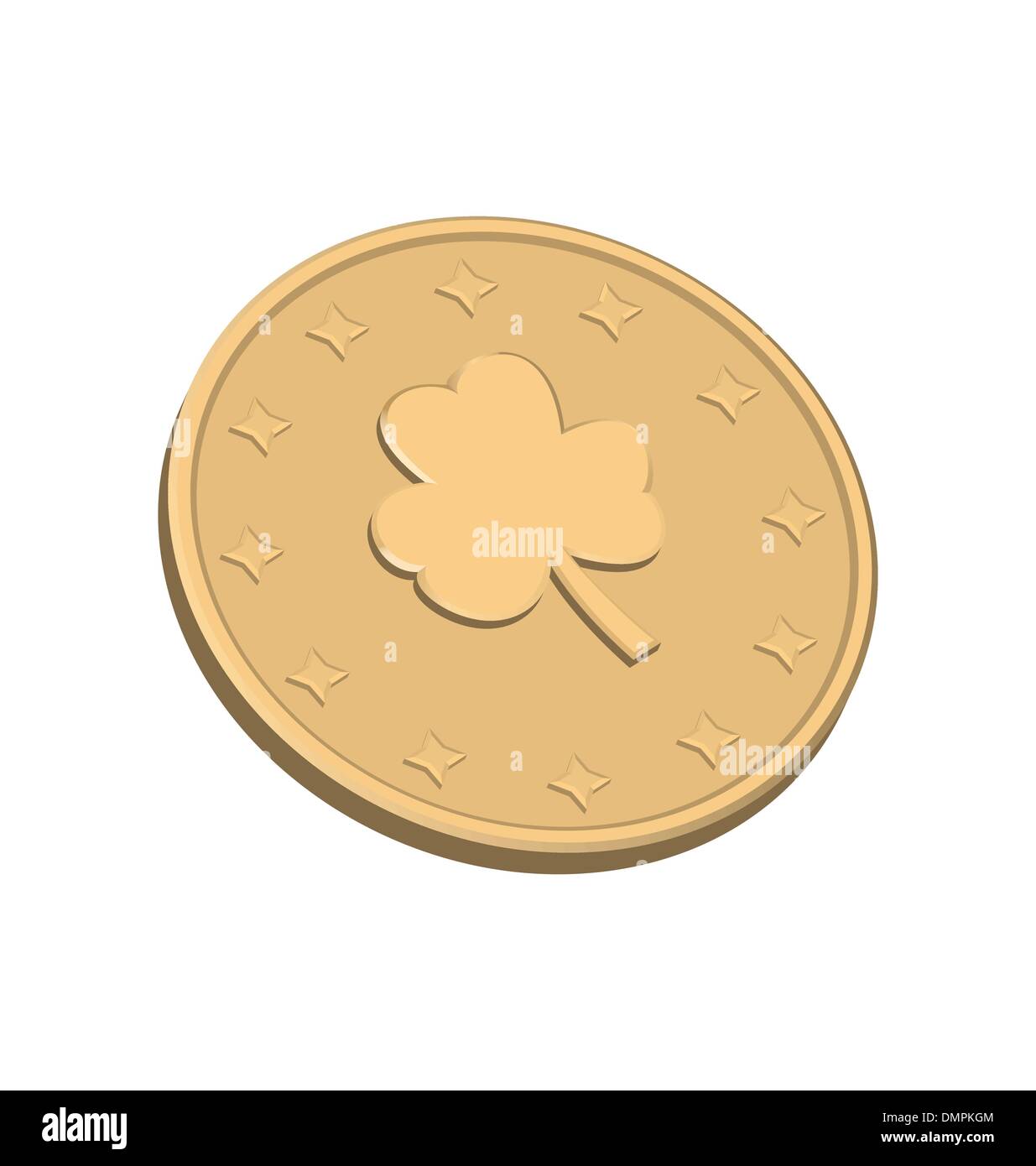 3d golden money coin Stock Vector Images - Alamy