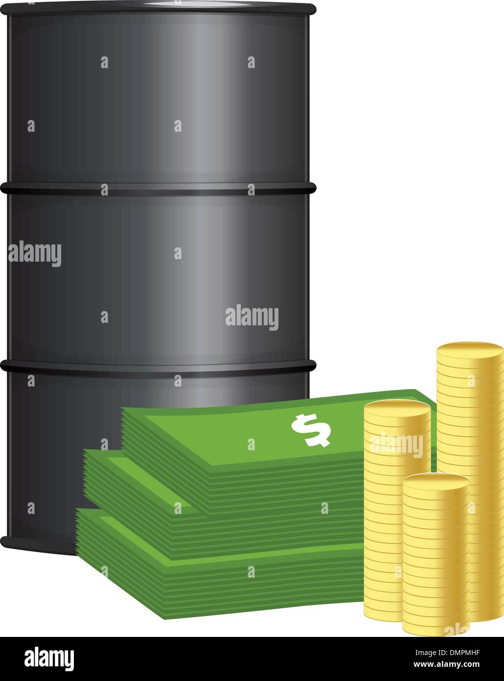 Coins money income Stock Vector Images - Alamy