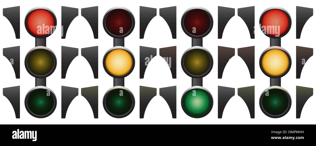 Stop light illustration hi-res stock photography and images - Alamy