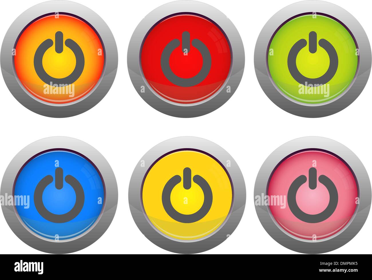 Set of on and off buttons Stock Vector Image & Art - Alamy