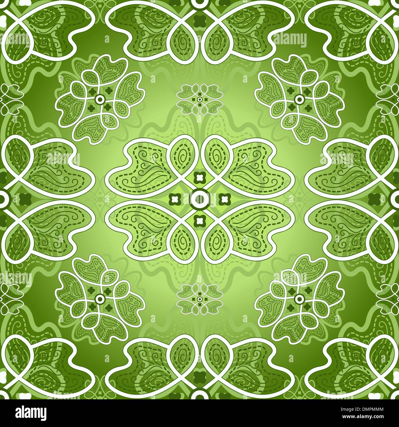 Floral green pattern Stock Vector Image & Art - Alamy