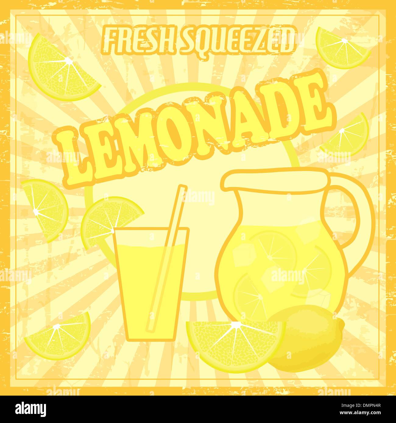 Squeezed lemon Stock Vector Images - Alamy
