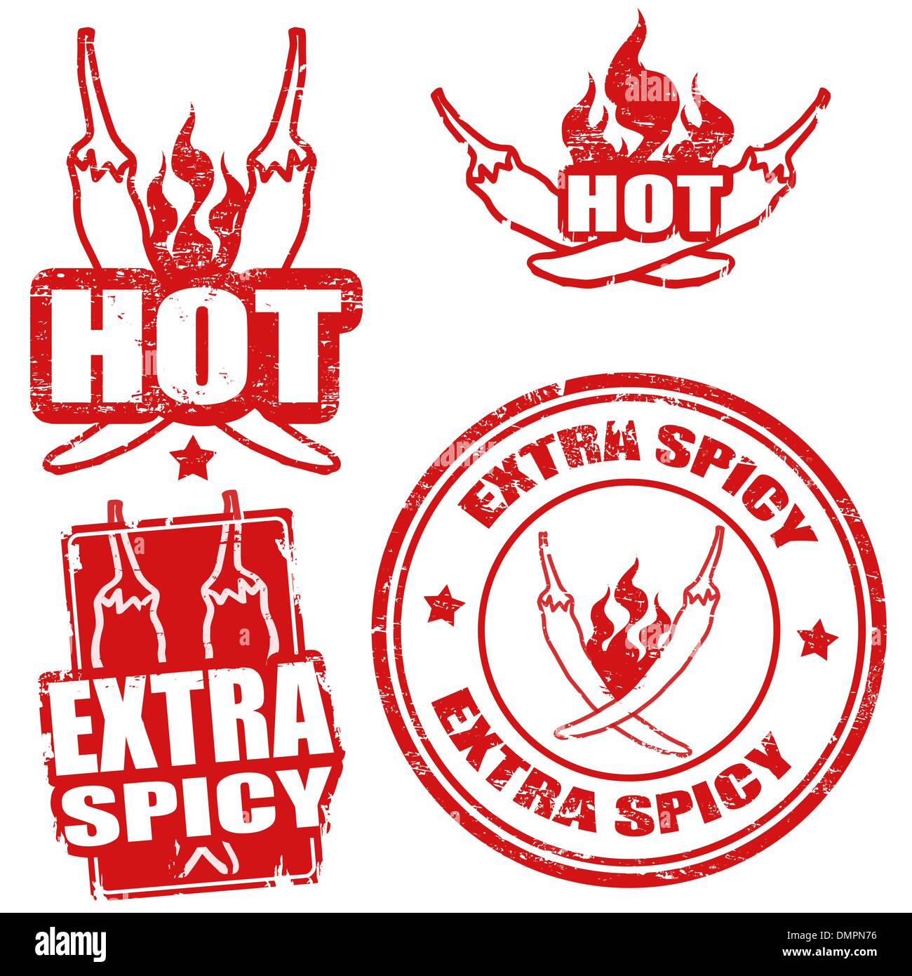 Hot sauce chili pepper Stock Vector Images - Alamy