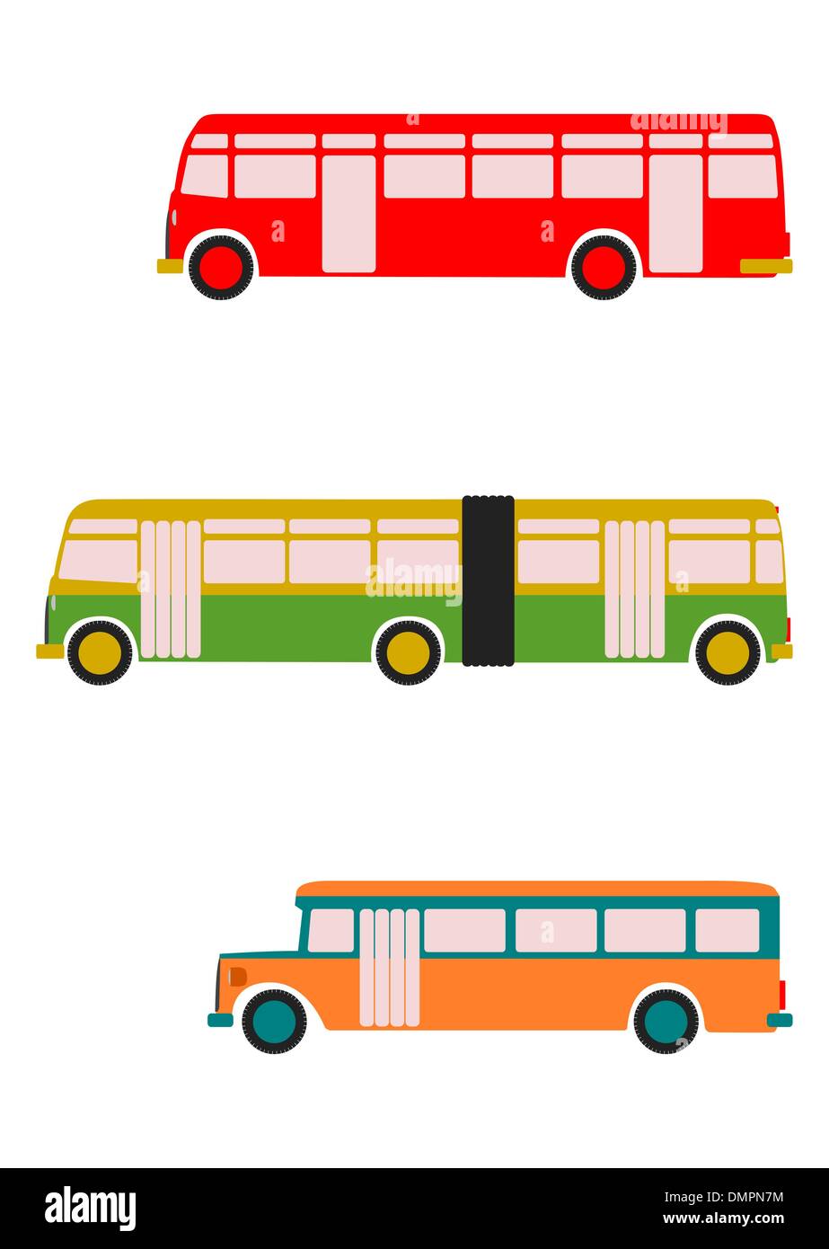 Retro bus hi-res stock photography and images - Alamy