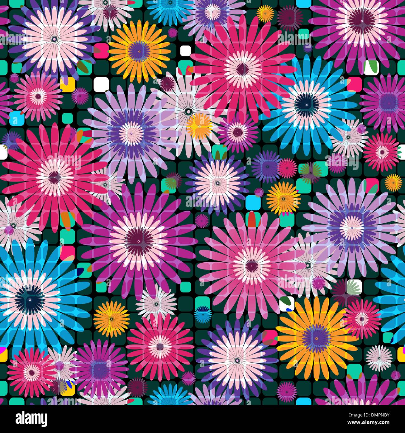 Seasonal floral pattern Stock Vector Images - Alamy