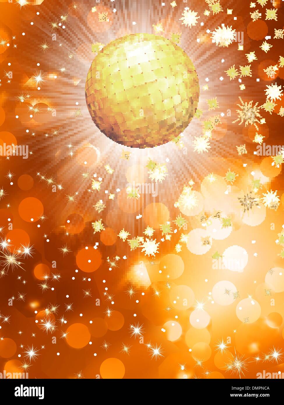 Orange party background. EPS 10 Stock Vector Image & Art - Alamy