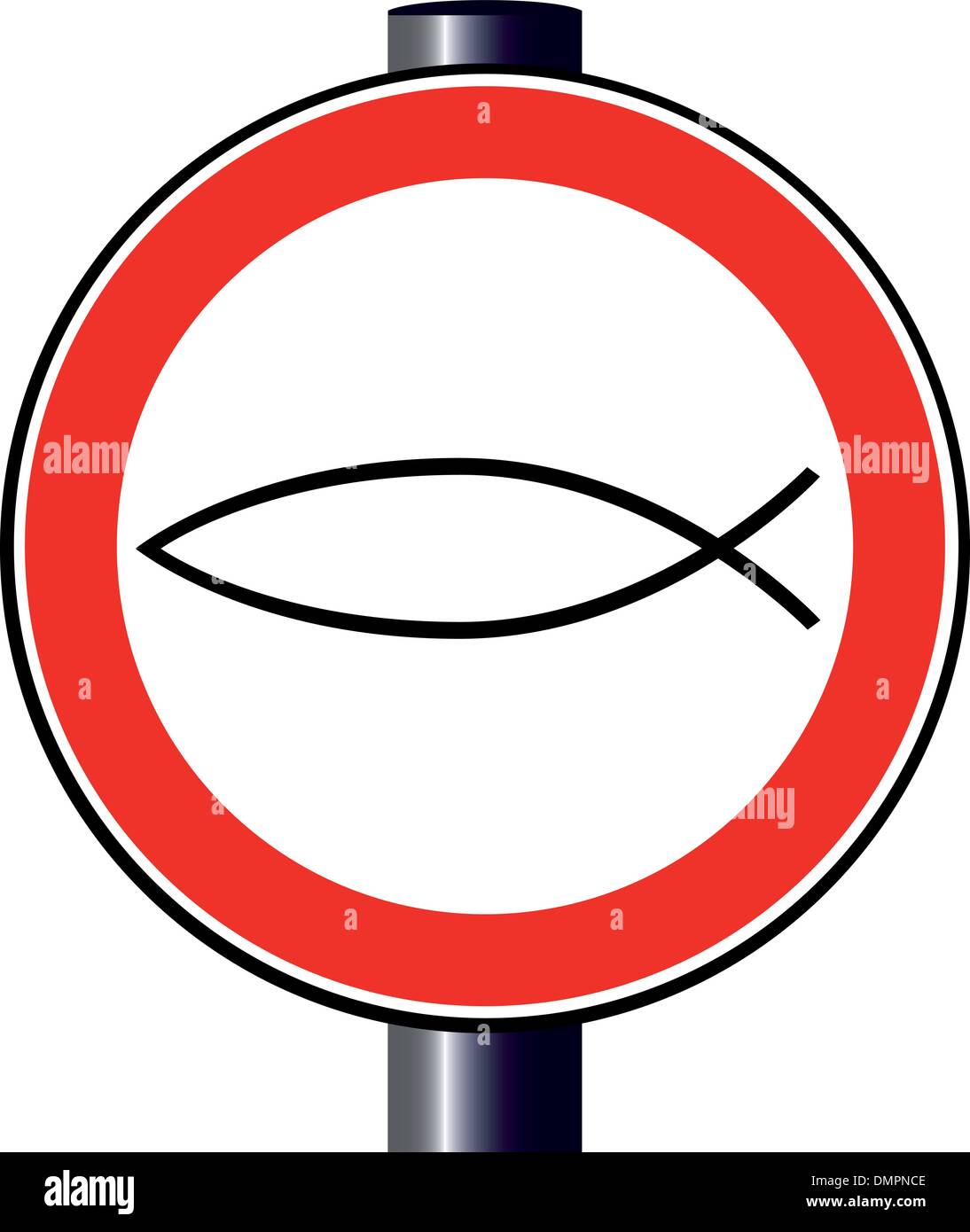 Christian Fish Sign Stock Vector Image & Art - Alamy