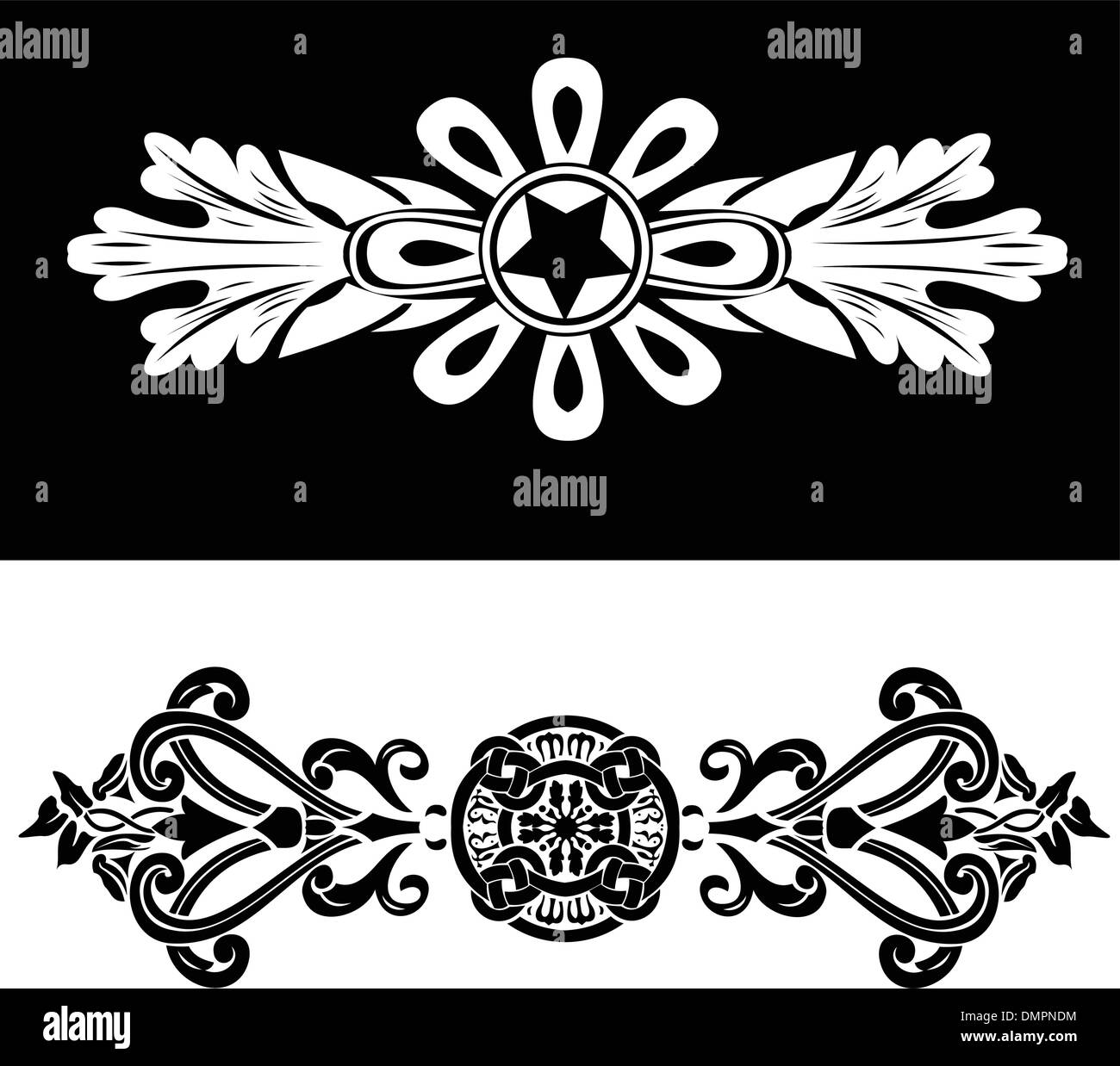 Two sun flowers Black and White Stock Photos & Images - Alamy