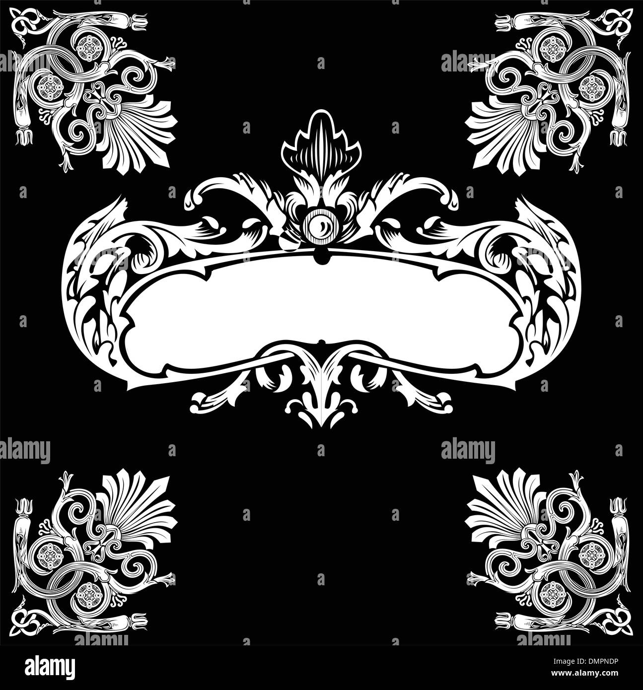 Decorative Royal Vintage Ornate Banner Stock Vector Image & Art - Alamy