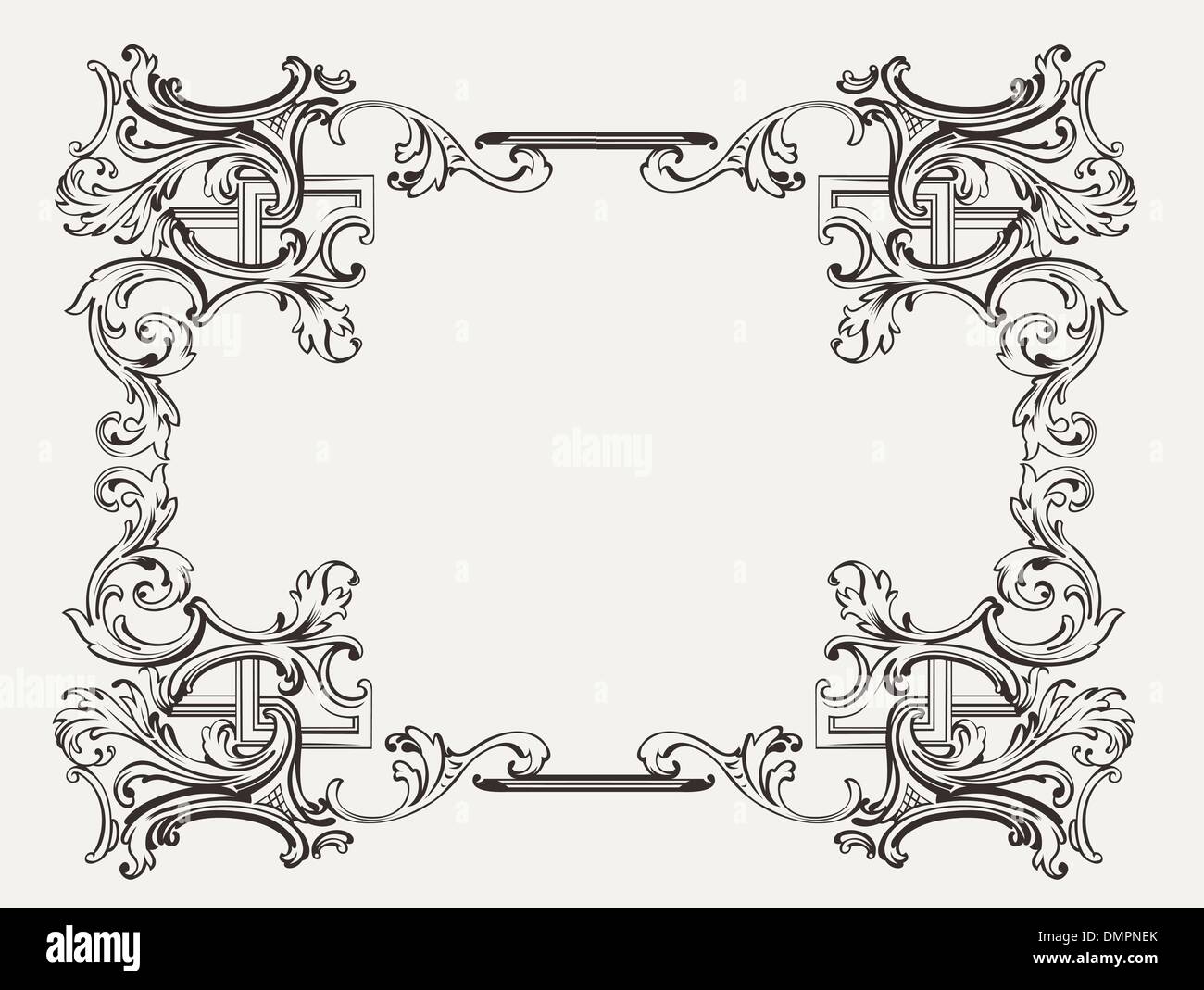 Original Renaissance Ornate Frame Stock Vector Image & Art - Alamy