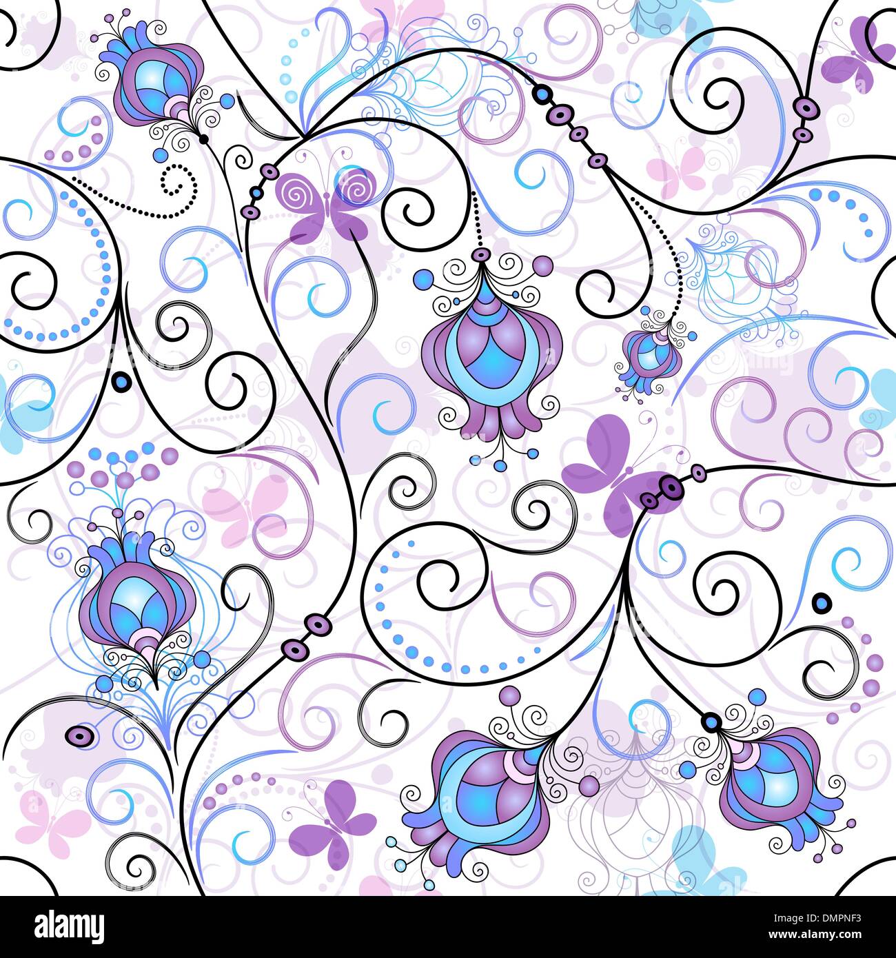 Spring seamless pattern Stock Vector Image & Art - Alamy