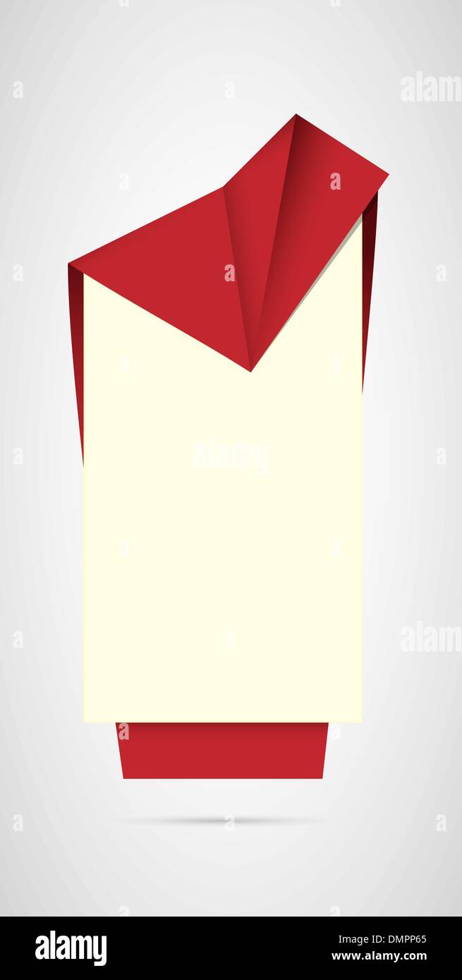 red wrapped blank label Stock Vector Image & Art - Alamy