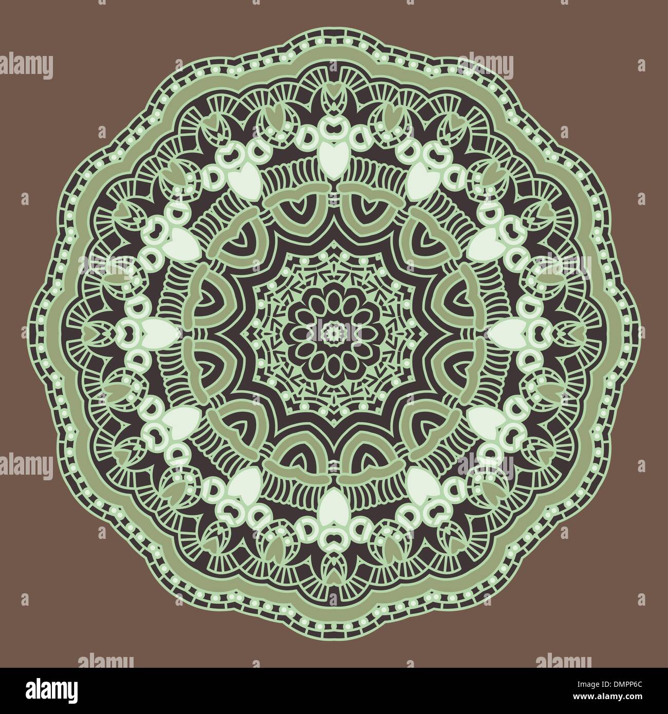 Vector round decorative design element Stock Vector Image & Art - Alamy