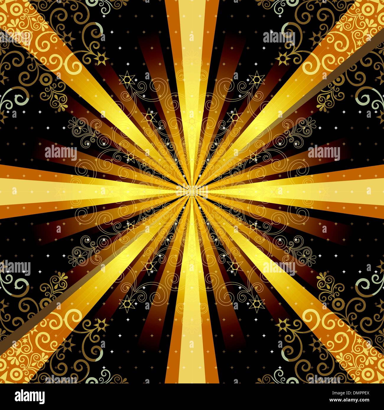 Light rays pattern Stock Vector Images - Alamy