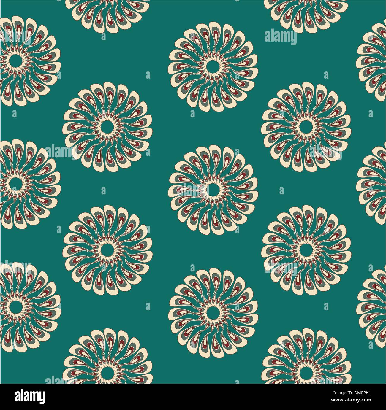 Curly floral pattern Stock Vector Images - Alamy